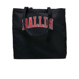 MisterTee Umhängetasche MisterTee Unisex Ballin Oversize Canvas Tote Bag (1-tlg), schwarz