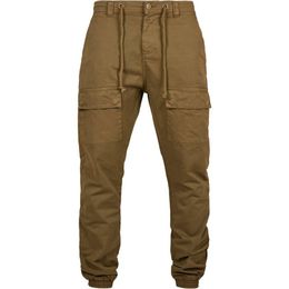 Urban Classics Jogginghose Herren Front Pocket Cargo Jogging Pants (1-tlg), grün