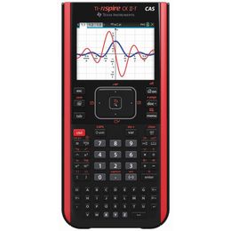 Texas Instruments TI-Nspire CX II-T CAS Grafikrechner schwarz/rot