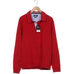 Bugatti Herren Poloshirt, rot, Gr. 54