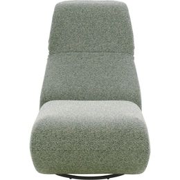 DOMO collection Sessel Sonner, wahlweise mit Swivelfunktion, Um 360 Grad drehbar, Rücken aufstellbar, grün