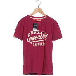 Superdry Damen T-Shirt, bordeaux