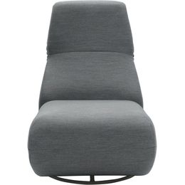 DOMO collection Sessel Sonner, wahlweise mit Swivelfunktion, Um 360 Grad drehbar, Rücken aufstellbar, grau