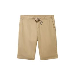 Tom Tailor Herren Tech Chino Shorts, braun, Uni, Gr. 28