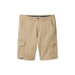 Tom Tailor Herren Cargo Shorts, braun, Uni, Gr. 31