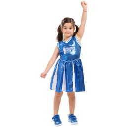 buttinette Cheerleader Kleid "Wild Chicks" für Mädchen, blau/weiß