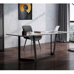 JVmoebel Schreibtisch, Büro Set Tisch Stuhl Set Design Italienische Stil Möbel