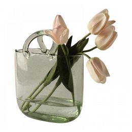 FELIXLEO Dekovase Glas Handtasche Tasche Glasvasen Handgemachte Kreative Dekorative (1 St)