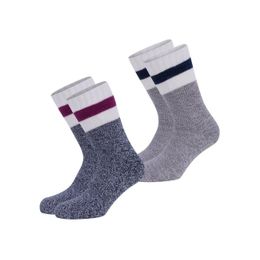s.Oliver Langsocken Women Fashion Hygge Home-socks 2er Pack (2-Paar) mit angenehmem Tragekomfort