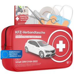 autogadget® KFZ-Verbandtasche Auto Verbandskasten Erste Hilfe Verbandstasche