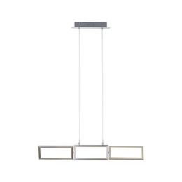 Brilliant Lampe Tunar LED Pendelleuchte 3flg alu 3x 10W LED integriert, (700lm, 3000K) In der H&ouml;he einstellbar / Kabel k&uuml;rzbar
