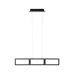 Brilliant Lampe, Ranut LED Pendelleuchte 3flg schwarz, 3x LED integriert, 11.3W LED integriert, (1067lm, 3000K), In 3 Stufen &uuml;ber Wandschalter dimmbar