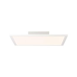 Brilliant Lampe Buffi LED Deckenaufbau-Paneel 40x40cm wei&szlig; 1x 24W LED integriert, (2400lm, 2700K) Warmwei&szlig;es Licht (2700K)