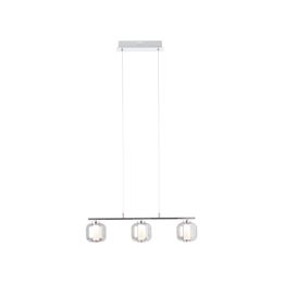 Brilliant Rafa LED Pendelleuchte 3flg Balken chrom/rauchglas Innenleuchten,Pendelleuchten,-Balken 3x 5.67W LED integriert, (Lichtstrom: 697lm, Lichtfarbe: 3000K) In der H&ouml;he einstellbar / Kabel k&uuml;