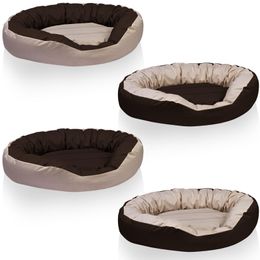 BedDog® Hundebett SUNNY 4in1 oder einfarbig, waschbar, mit Rand, Hundekissen