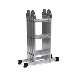 hjh OFFICE Klappleiter SOLID W3 Aluminium