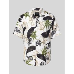 Only & Sons Regular Fit Freizeithemd mit Allover-Print Modell 'WAYNE LIFE'