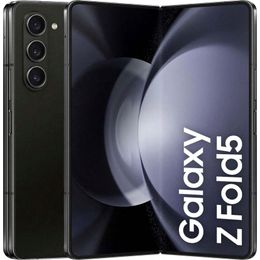 Samsung Smartphone "Galaxy Z Fold 5" Mobiltelefone Gr. 256 GB 12 GB RAM, schwarz (phantom black) Smartphone Android