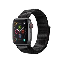 Apple Watch (Series 4) 2018 GPS 40 mm - Aluminium Grau - Sportarmband Schwarz