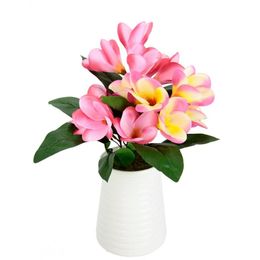 Kunstblume Frangipani in Vase aus Keramik, I.GE.A., Höhe 35 cm, rosa