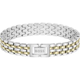 BOSS Damen Armband, Edelstahl, bicolor