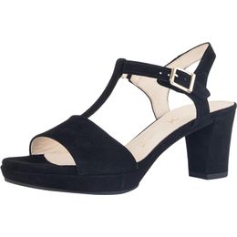 Gabor® Sandaletten, Weite G, Leder, für Damen, schwarz, 40