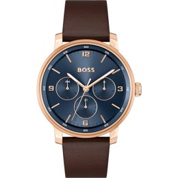 BOSS WATCHES Herren Armbanduhr "1514126", blau
