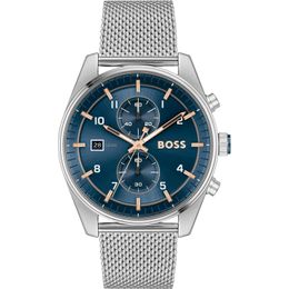 BOSS WATCHES Herren Armbanduhr "1514149", blau