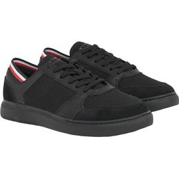 Tommy Hilfiger Sneaker, Leder-Details, Mesh, für Herren, schwarz, 46