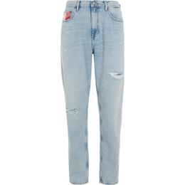 Tommy Jeans Jeanshose, Baumwolle, Label, für Herren, blau, 34/34