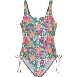 Venice Beach Summer Badeanzug, breite Träger, für Damen, grün, 38C