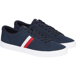 Tommy Hilfiger Sneaker, Logo-Streifen, für Herren, blau, 46