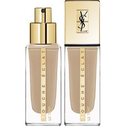 Yves Saint Laurent Touche Éclat Le Teint Foundation, Gesichts Make-up, foundation, Fluid, beige (BR65 COOL BISQUE), natürlich, Deckkraft: Leicht bis Mittel,