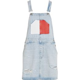 Tommy Jeans Jeanskleid, Baumwolle, Destroyed-Optik, für Damen, blau, XL