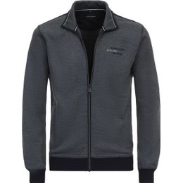 Casamoda Sweatjacke, Stehkragen, Baumwolle, für Herren, blau, XXL