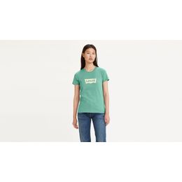 Levi's Levi's® T-Shirt, Rundhals, Logo-Print, für Damen, grün, S