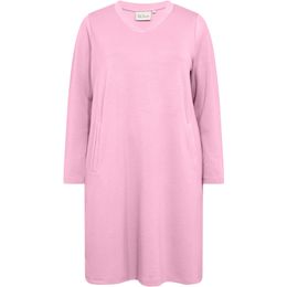 Wasabi CONCEPT Shirtkleid "Sabrina", knielang, V-Ausschnitt, für Damen, pink, S