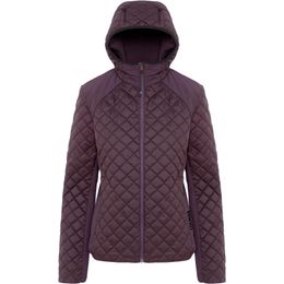 COLMAR Steppjacke, Stretch-Einsätze, Kapuze, für Damen, lila, 48