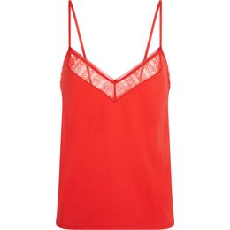 Passionata® Romane Top, V-Ausschnitt, Spitze, für Damen, rot, M