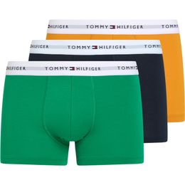 Tommy Hilfiger Signature Cotton Essentials Pants, 3er-Pack, Logo-Bund, für Herren, gelb, M