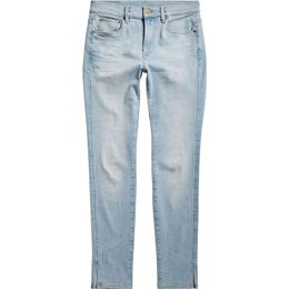 G-Star Raw Jeanshose, Five-Pocket, Taschennieten, für Damen, blau, 31/32