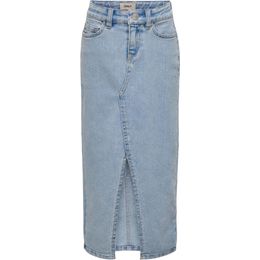 Only® Jeansrock, 3/4-lang, für Kinder, blau, 140