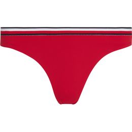Tommy Hilfiger Bikini-Slip, uni, für Damen, rot, M