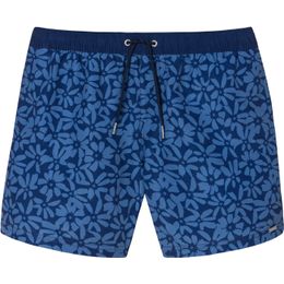 Schiesser Badeshorts, Gummibund, Tunnelzug, für Herren, blau, 7