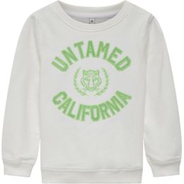 Only® Sweatshirt, Baumwolle, Frontprint, für Kinder, weiß, 92