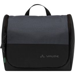 Vaude Kulturtasche, Netzfach, Reißverschluss, schwarz