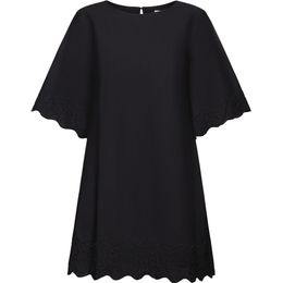 Esprit Shirtkleid, Baumwolle, Glockenärmel, für Damen, schwarz, 38