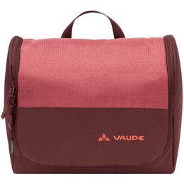 Vaude Kulturtasche, Netzfach, Reißverschluss, rot