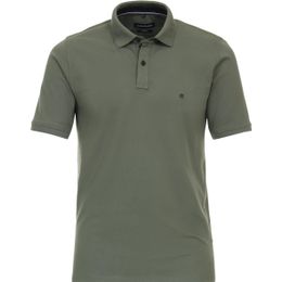 Casamoda Poloshirt, Seitenschlitze, Logo-Stickerei, für Herren, grün, M