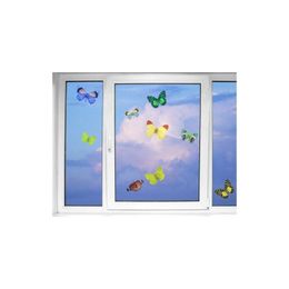 MICASIA Fensterfolie - Fenstersticker - Fensterbild - No.32 Schmetterlinge Set1 - Fensterbilder Frühling Größe HxB: 97cm x 144cm